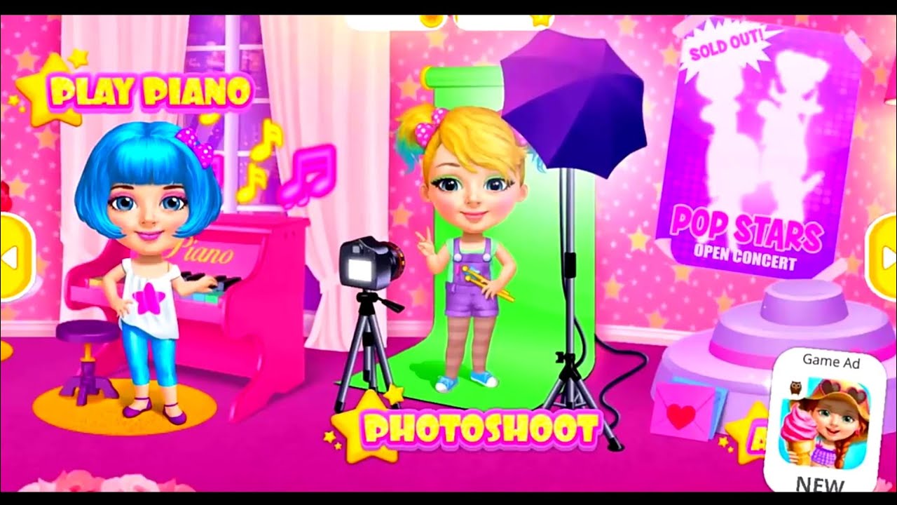 Stage Sweet Baby Girl Pop Stars - Superstar Salon & Show‏ - YouTube