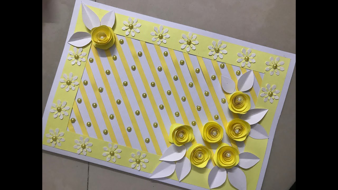 Handmade card# diy greeting card# easy handmade card# project file ...