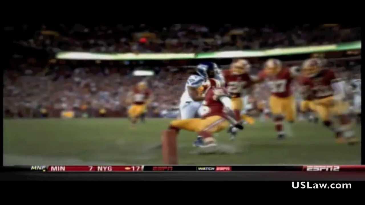ESPN NFL Commercial Features Three-way Head Collision - YouTube