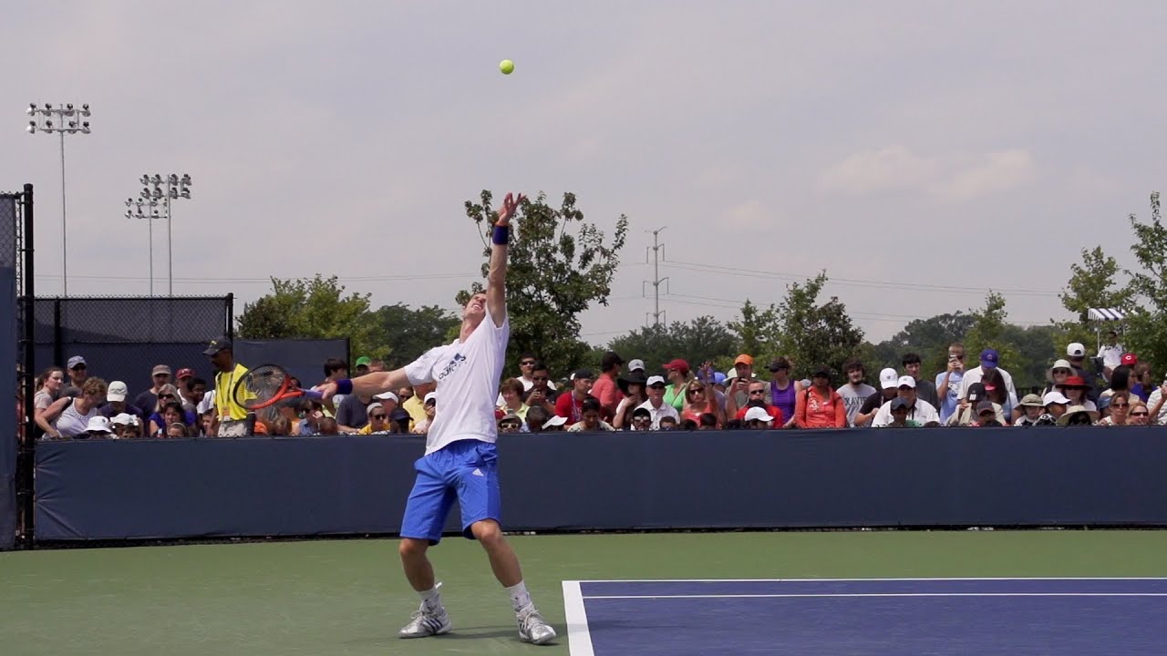 Andy Murray Serve In Super Slow Motion 4 - 2013 Cincinnati Open - YouTube