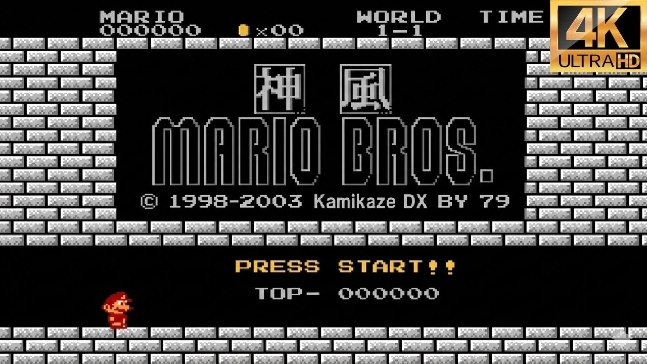 Super Mario kamikaze Hack Roms 2023 (NES) Full Gameplay 4K – All Bosses ...