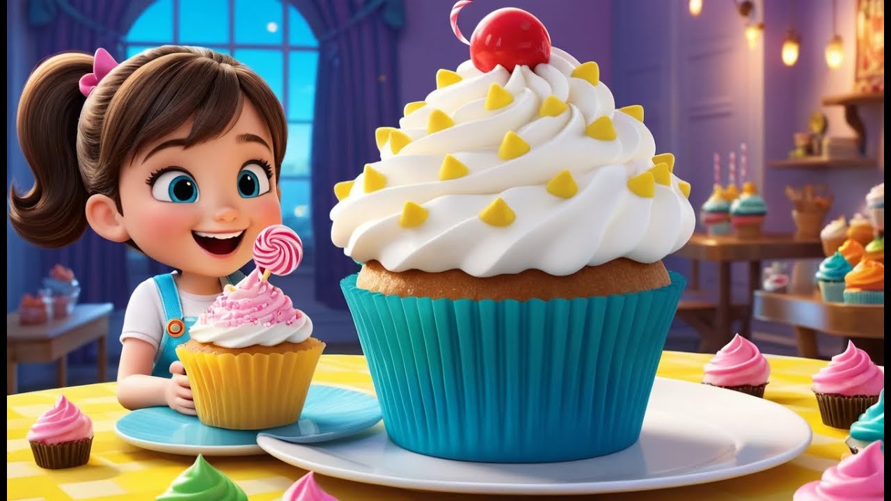 The Cupcake Parade Goes Marching On Rhyme Song | & Lyrics for Kids ...