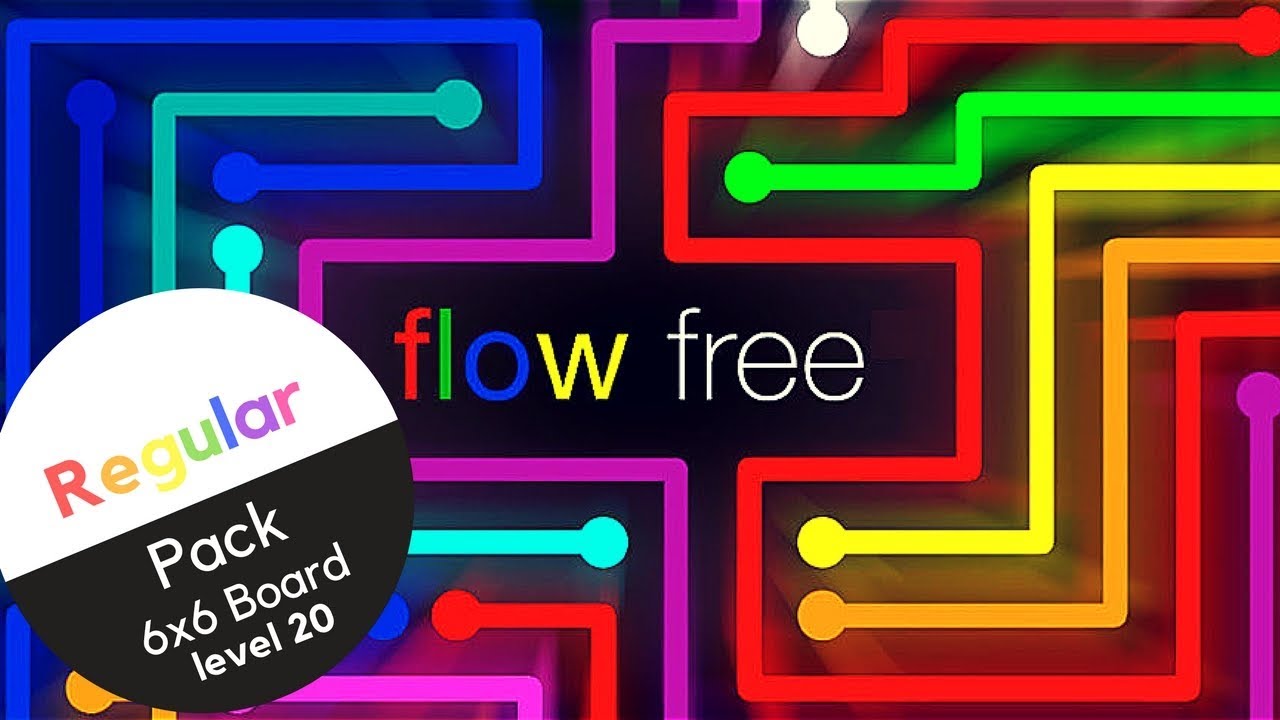 Flow Free-Cheats Regular Pack 6x6 Level 20 Daily Puzzles Solutions ...