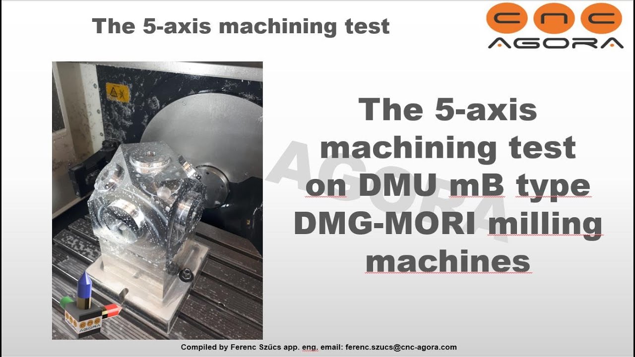 The 5-axis machining test on DMU mB machines - YouTube