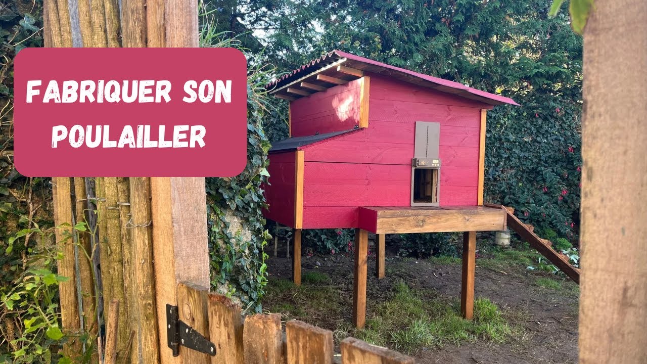 Fabriquer un poulailler en bois - YouTube