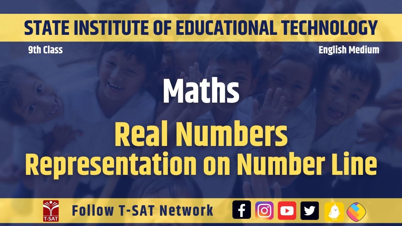 Maths (EM) - Real Numbers - Representation on Number Line | SIET (9th ...