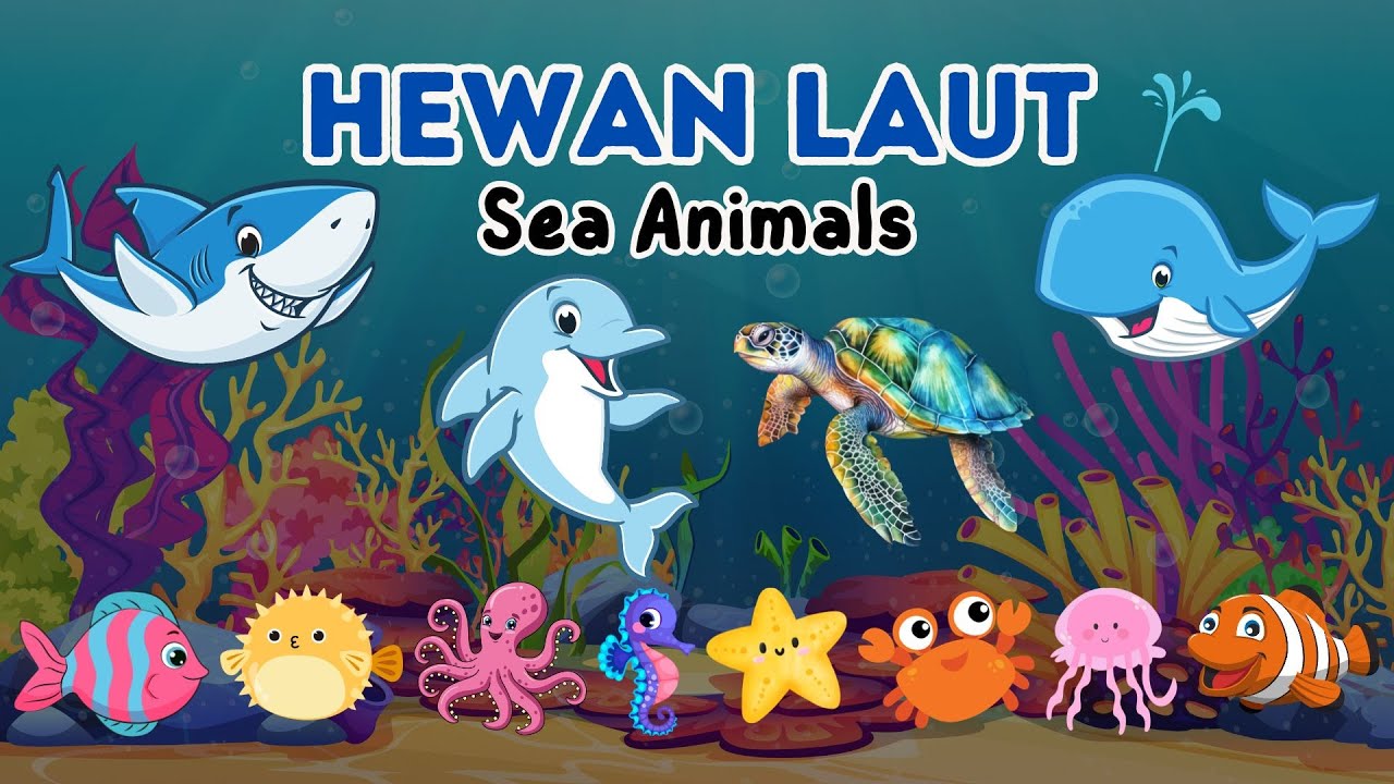 Macam-Macam Hewan Laut | Belajar Bahasa Inggris | Sea Animals- Kids ...