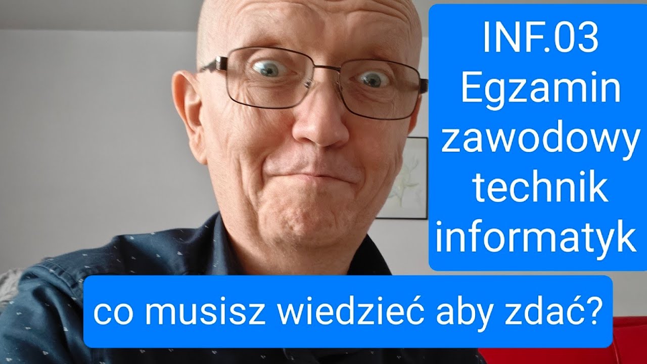 Co na egzamin praktyczny Inf.03 Technik informatyk programista 2025 ...