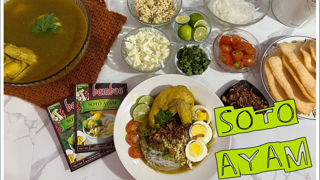 Recook Cara Membuat Soto Ayam Bumbu Bamboe Soto Ayam Praktis Dan