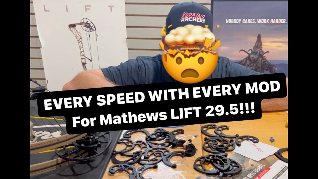 Speed test of every mod we have for the Mathews Lift 29.5! - YouTube