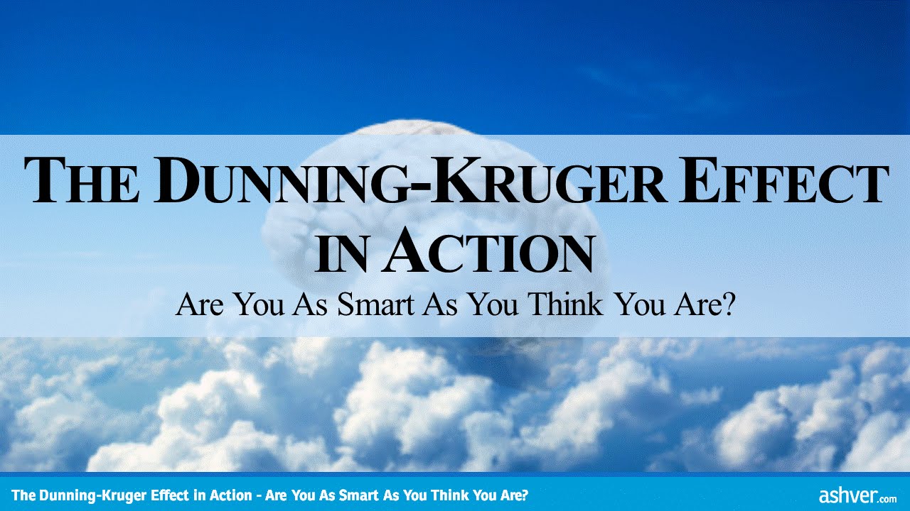 The Dunning Kruger Effect in Action - Are You As Smart As You Think You ...