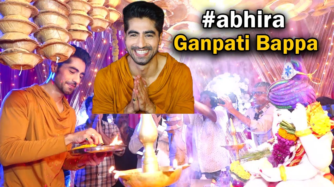 Abhira Ganpati | Yeh Rishta Kya Kehlata Hai Harshad Chopda Celebrate ...