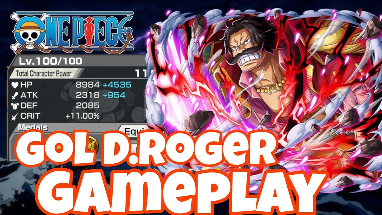 Prime 😈 Gol D.Roger Gameplay 😈 | opbr Roger gameplay | One Piece Bounty ...