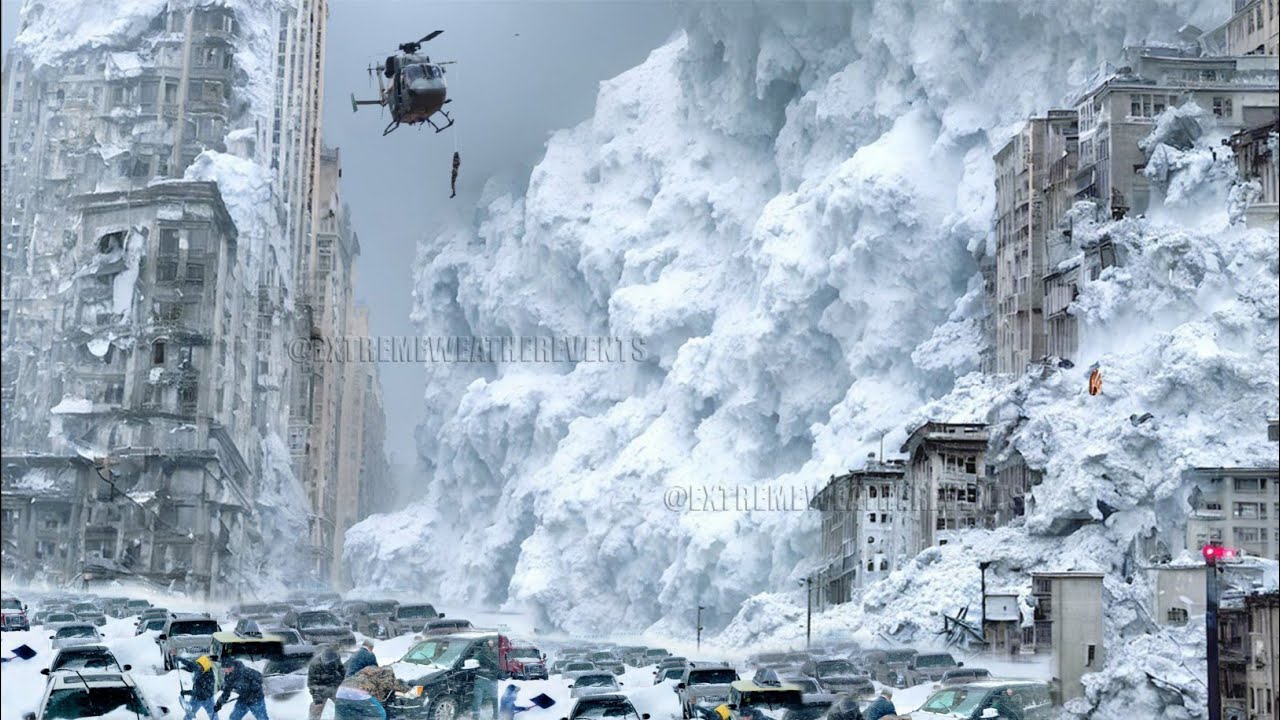 Germany RIGHT NOW! Extreme Winter Storm and Massive Snowfall in Munich ...