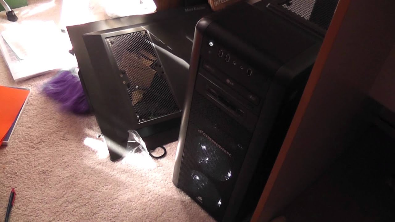 Cyberpower PC first boot up and review - YouTube