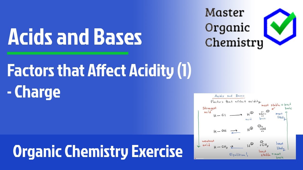 Factors that affect acidity (1) - Charge - YouTube