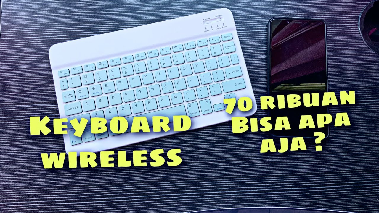 Review Keyboard Wireless Murah GOOJODOQ - YouTube