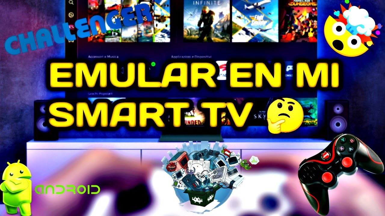 EMULACIÓN en mi Smart tv ,se podra , retroarch , Android, Challenger, 🤔 ...