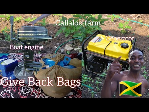 CALLALOO FARM /GENERATOR/BOAT ENGINE/GIVE BACK BAGS JAMAICA 🇯🇲 - YouTube