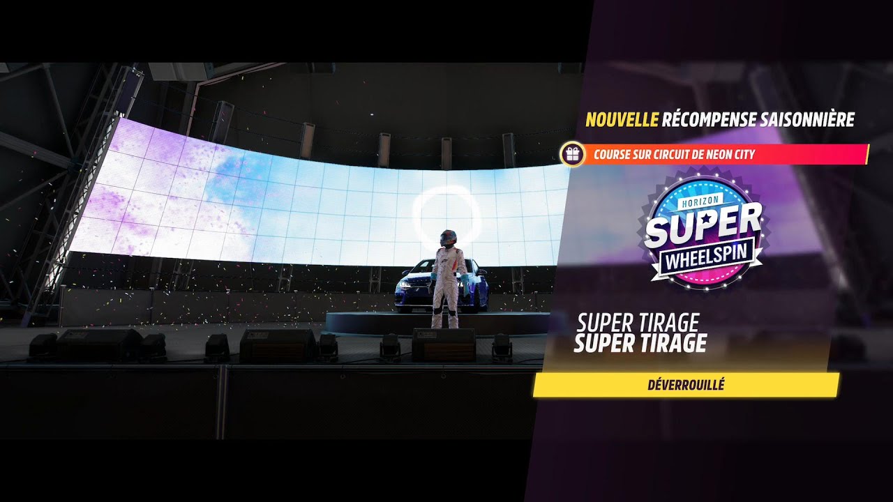 Forza Horizon 5 (FH5) Labo d'épreuves : NEON CITY CIRCUIT RACE. HAAAAA ...