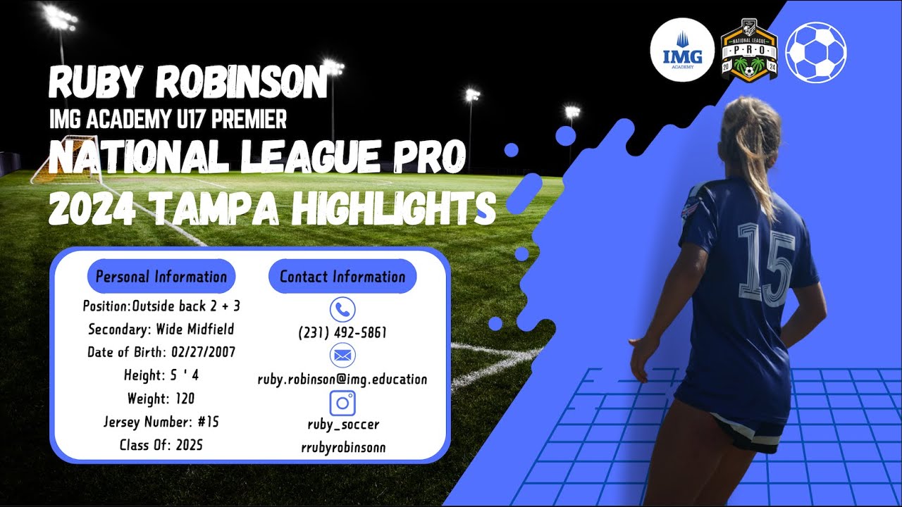 Ruby Robinson National League PRO 2024 Tampa Highlights - YouTube