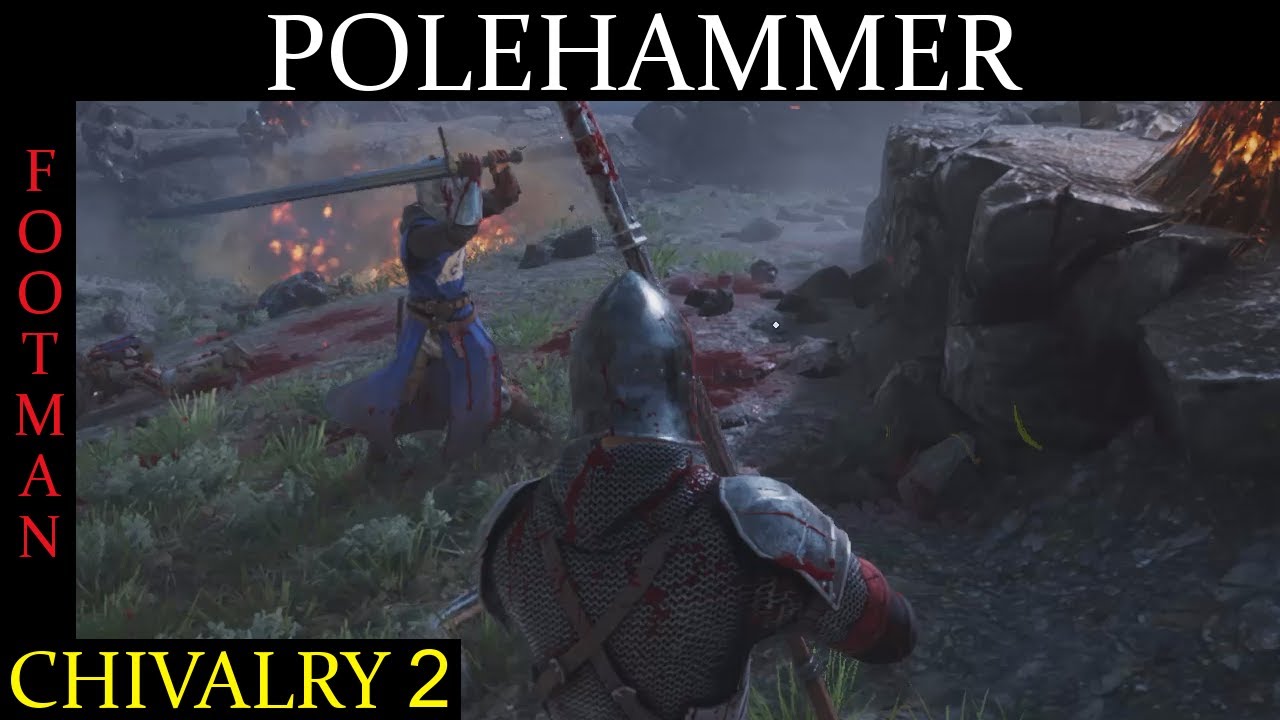 Chivalry 2 - Hammer on a pole (Polehammer Footman) - YouTube