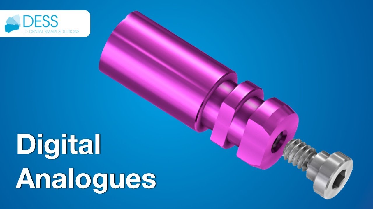New DESS Dental digital analogues for dental implants - YouTube