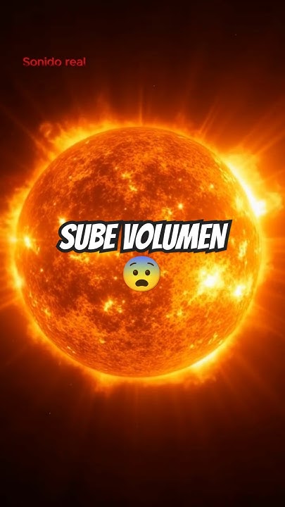 SONIDO ESPELUZNANTE que proviene DEL SOL... - YouTube