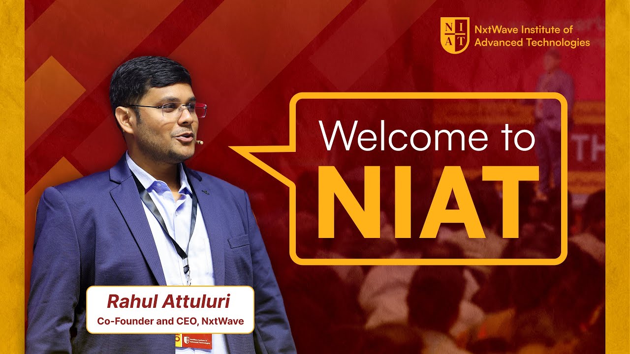 Rahul Attuluri's Inspiring NIAT Orientation Talk | Highlights & Takeaways for Future Tech ...