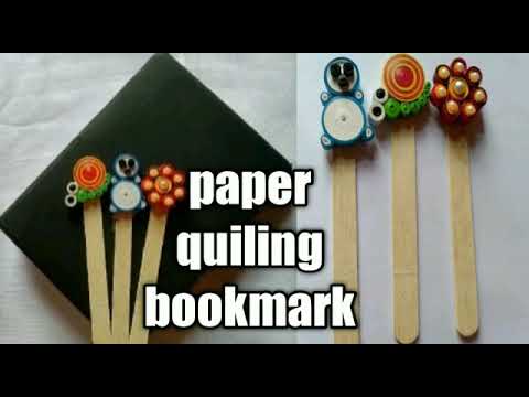 Paper Quilling Animal Bookmarks || How to make a cool Quilling book ...