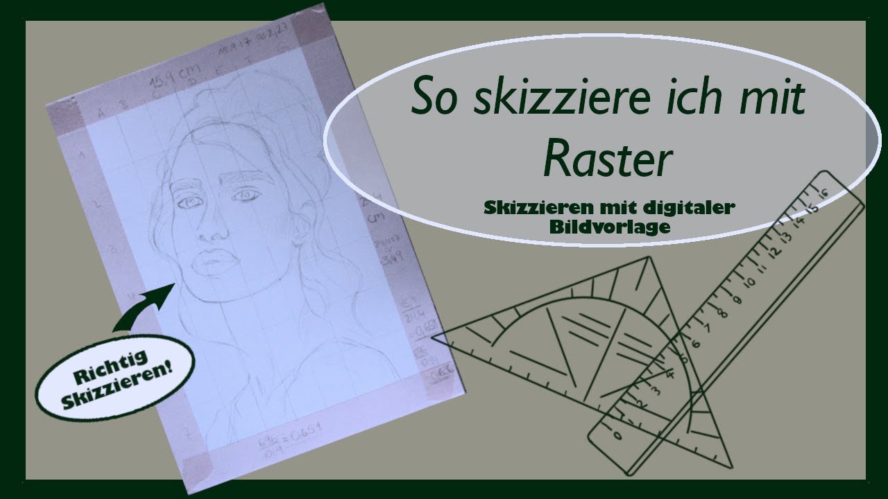 Skizzieren mit Raster | Tutorial - YouTube