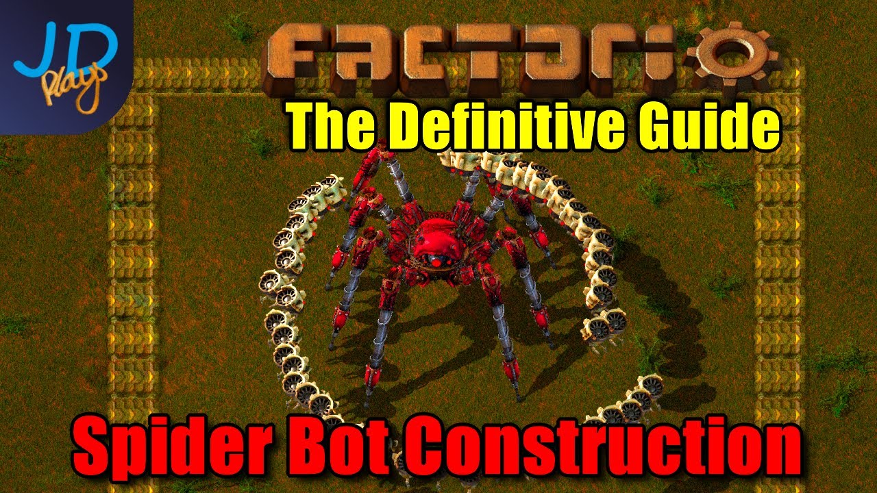 Spider Bot Construction ⚙️ Factorio 1.0 Guide For New Players ⚙️ Ep32 ...