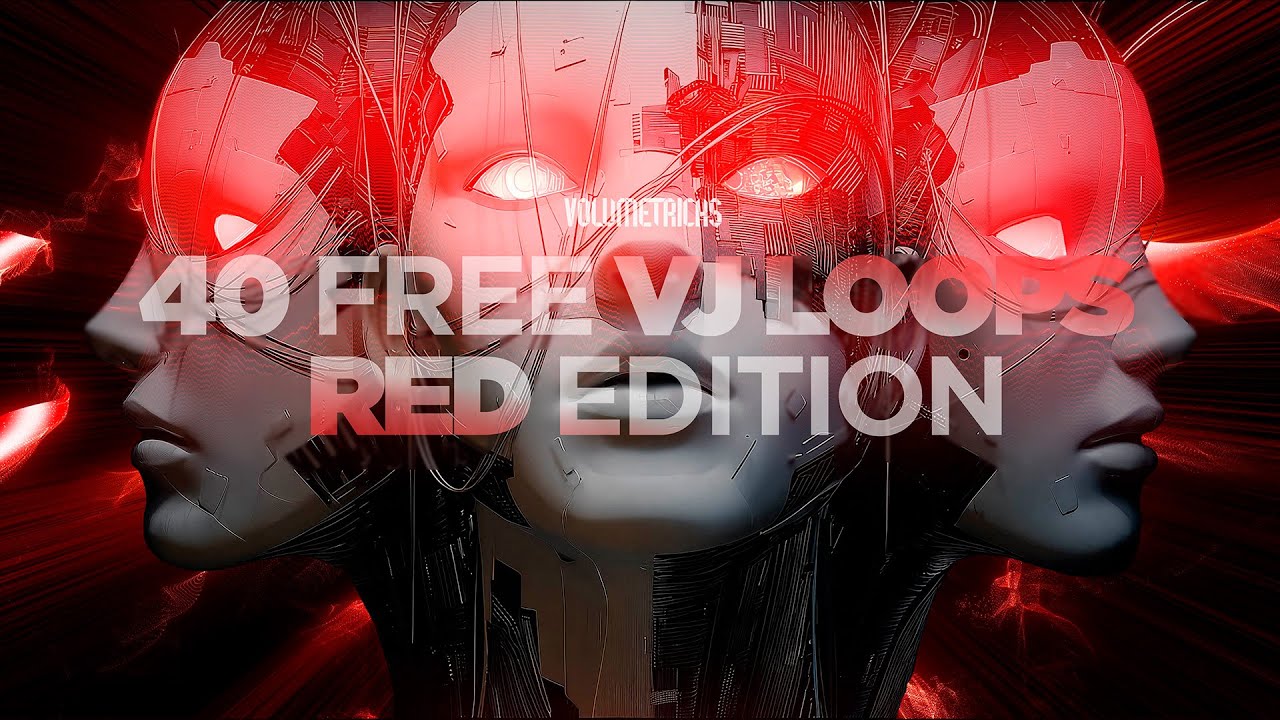Volumetricks 40 FREE VJ LOOPS 4K - RED EDITION - YouTube