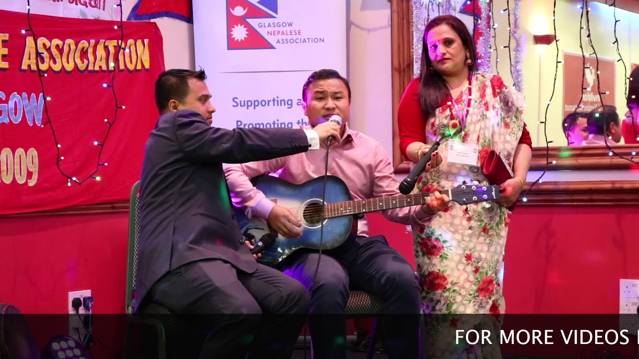 top nepalese singer in stage - YouTube