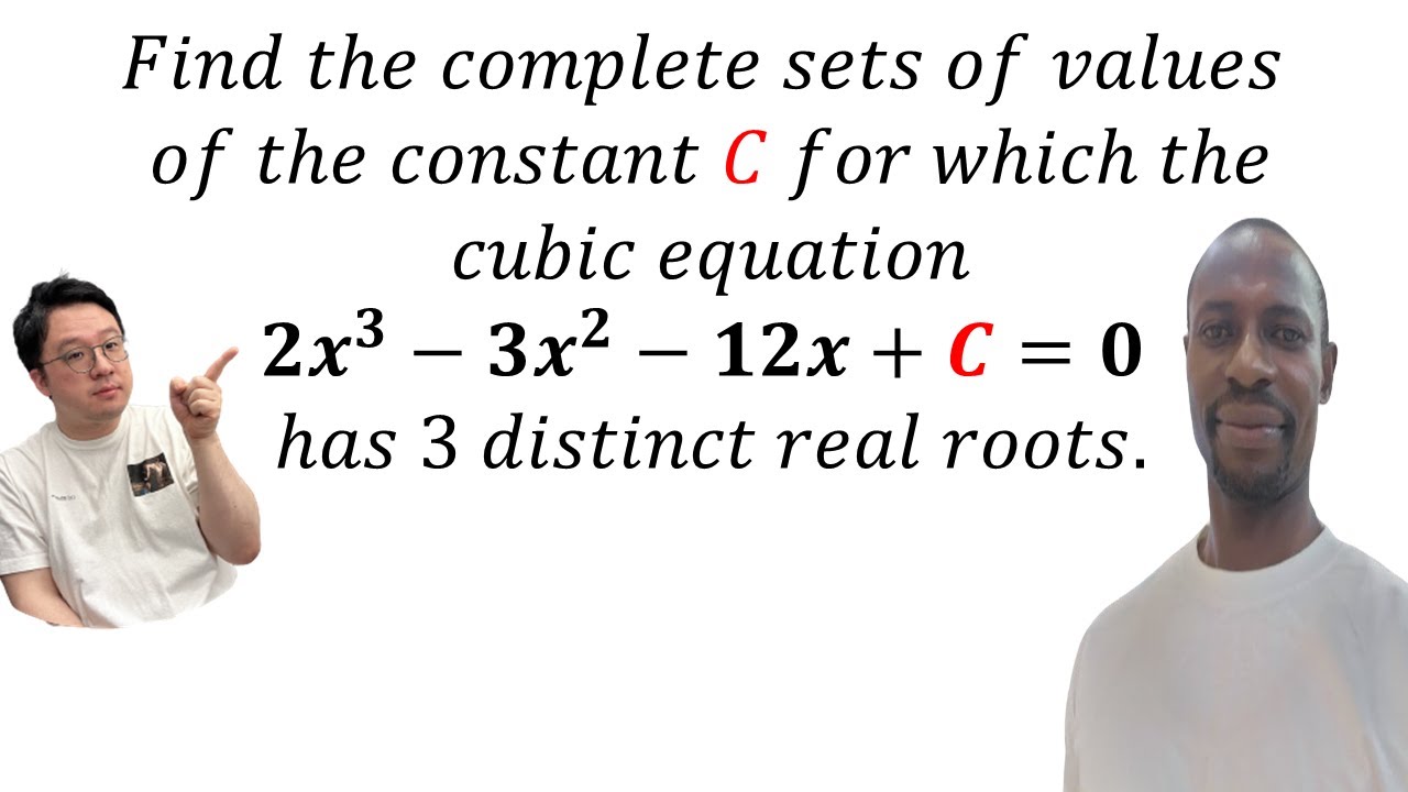 A Nice Cubic Equation | Solving A Cubic Polynomial Equation ...