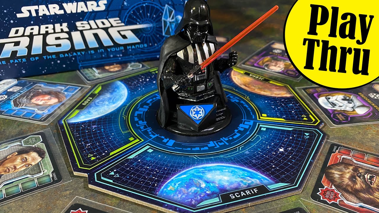 How to Play STAR WARS DARK SIDE RISING the Board Game with a Play ...