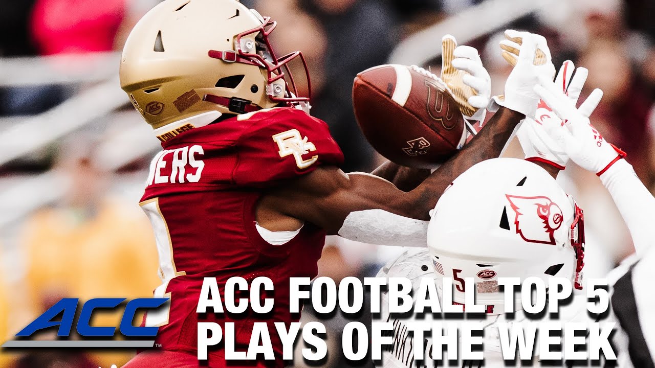 2022 ACC Football Top 5 Plays Of The Week: Week 5 - YouTube