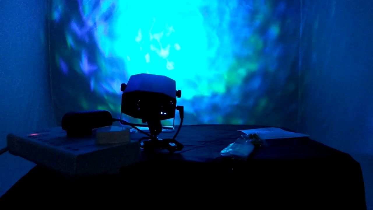 12W LED Stage Light Water Wave Projector Water Effect Light for Home ...