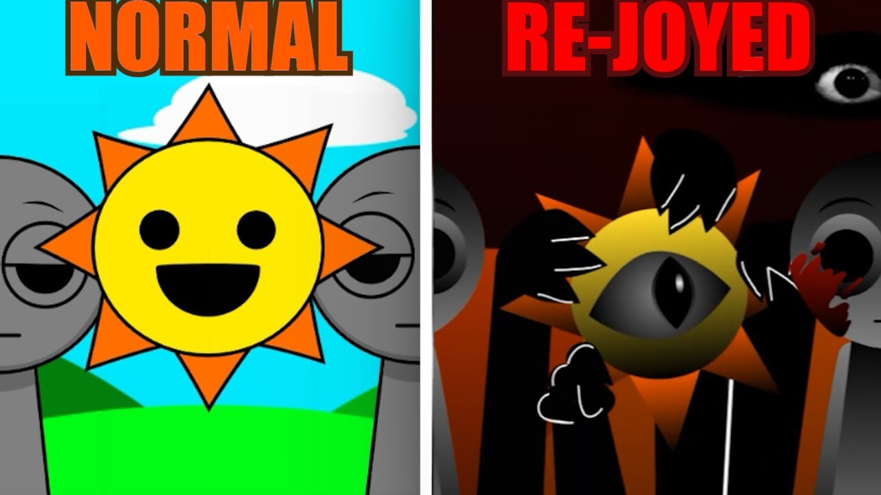 Normal Version vs Re-Joyed in Incredibox Sprunki - YouTube