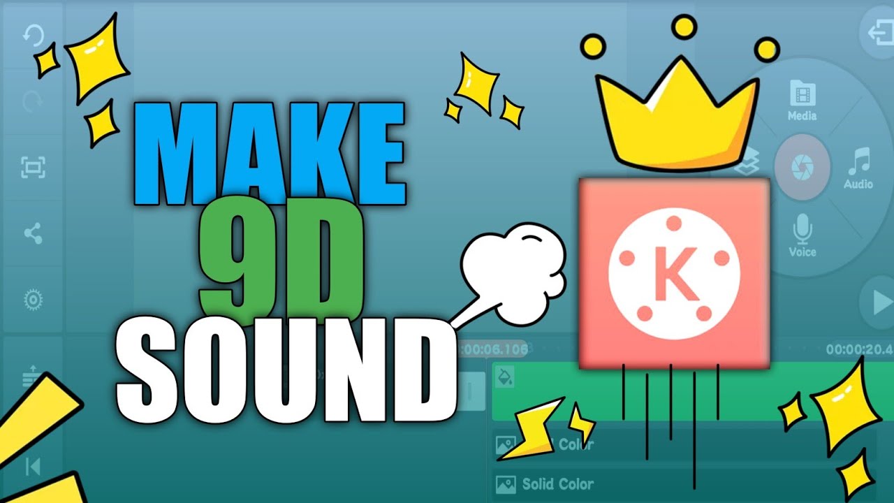 How to make 9d audio in android kinemaster - YouTube