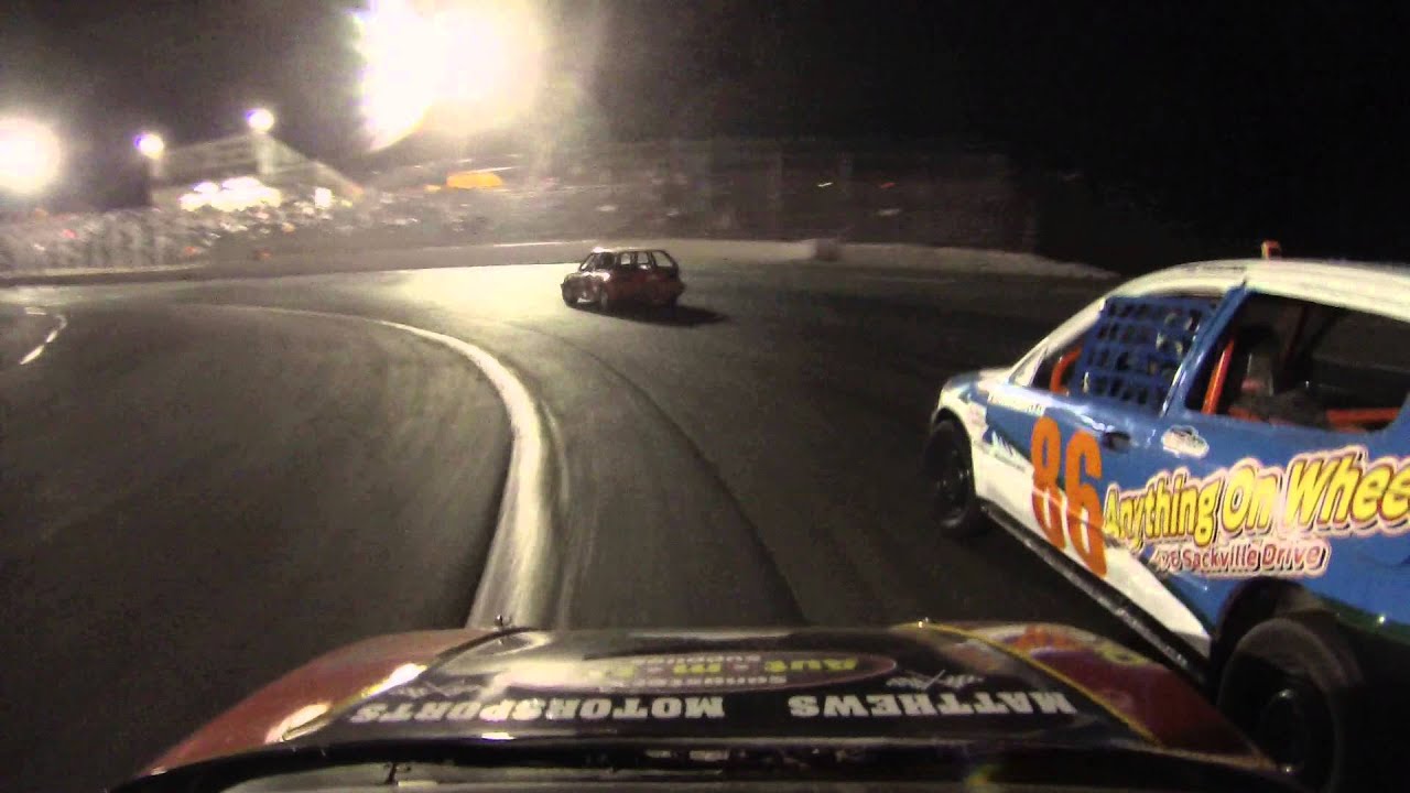 Matthews Racing #99 Feature Race August 1, 2014 Scotia Speedworld - YouTube