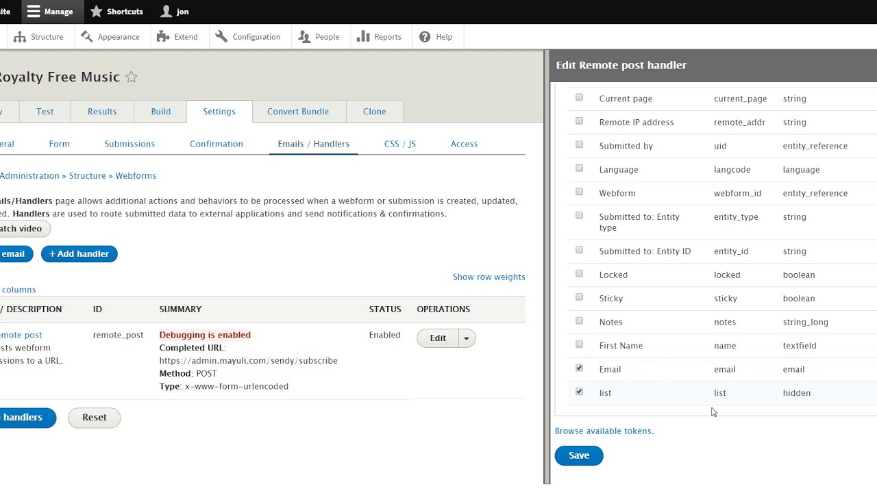 Drupal 8 Webforms And Sendy Integration Youtube