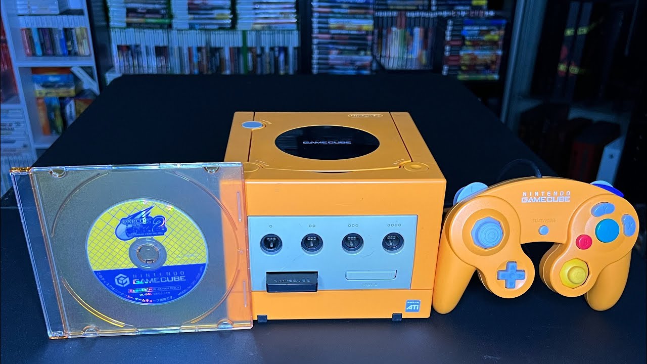 Orange Nintendo GameCube Unboxing! Surprise Game Inside! - YouTube