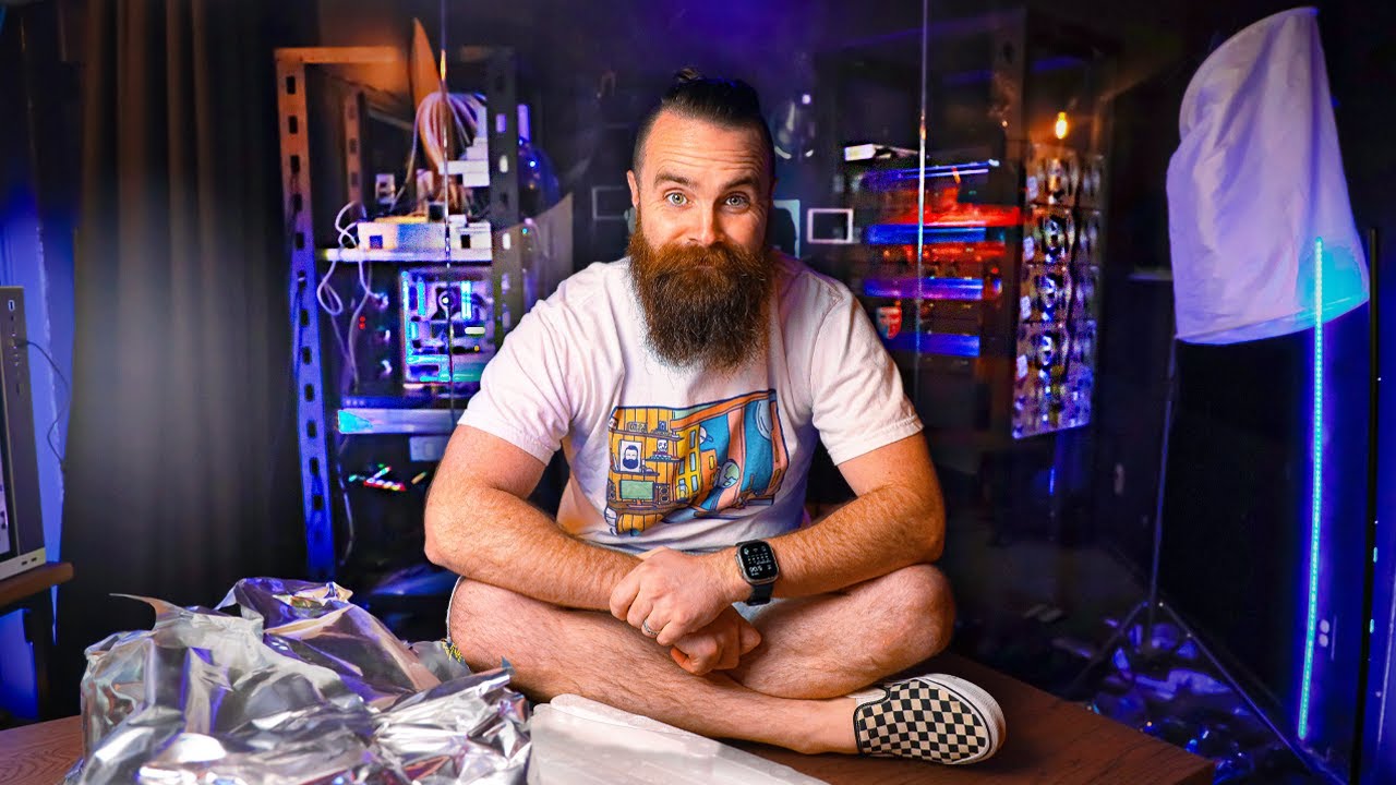 My SECRET Server Room Project - YouTube