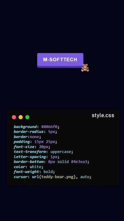 Custom Cursor Using Css Coding Design Code Developer Webdevelopment Javascript Html Css