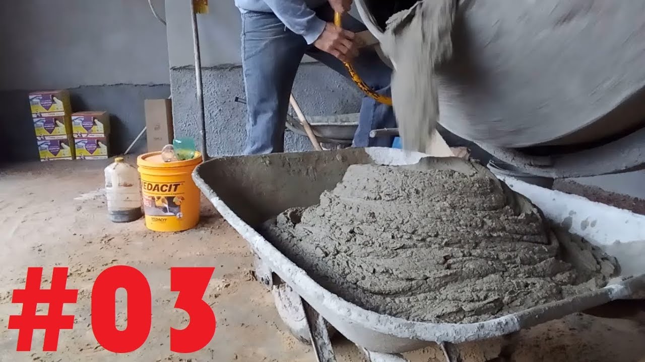#03- Como preparar a massa para reboco de parede | Tirando dúvidas ...