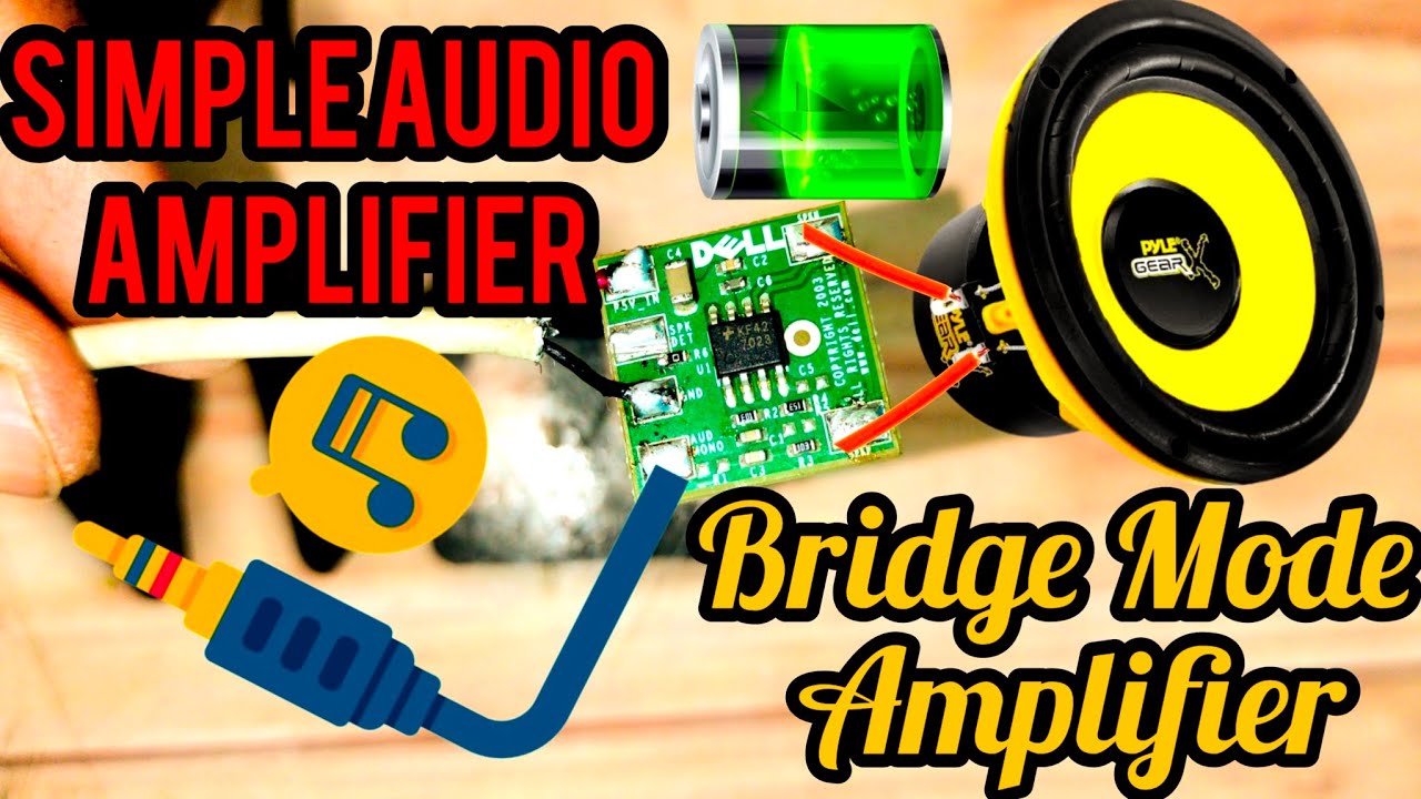 Smallest Amplifier With Very Loud And Clear Sound,Homemade Powerful ...