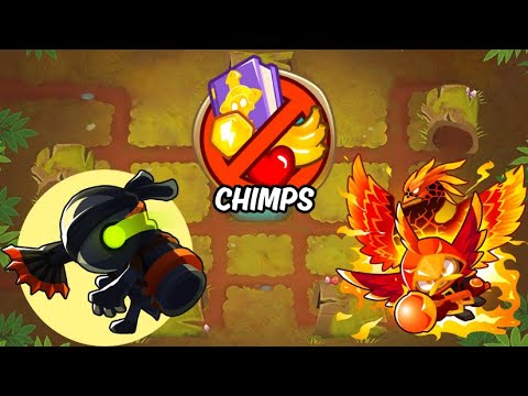 Wizard Lord Phoenix + Grand Saboteur | 2 Tower CHIMPS | BTD6 Guide ...