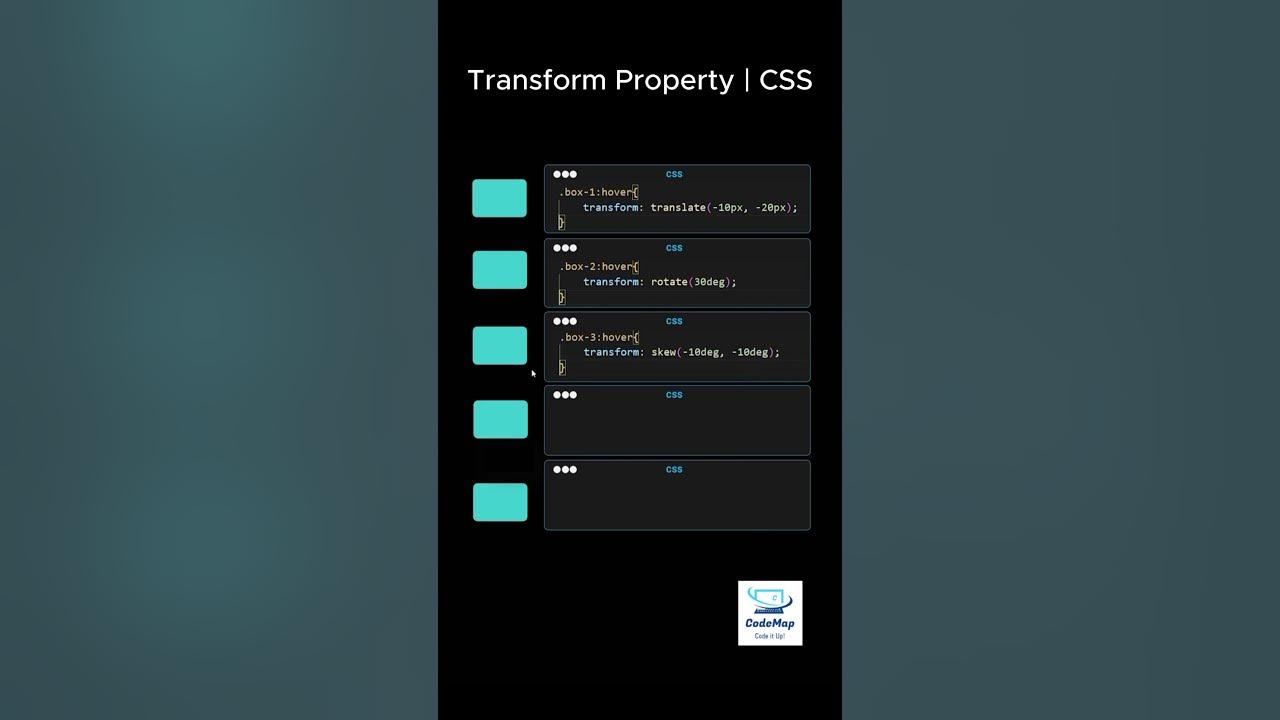 CSS Transform Property #webdevelopment #css #html #javascript #coding - YouTube