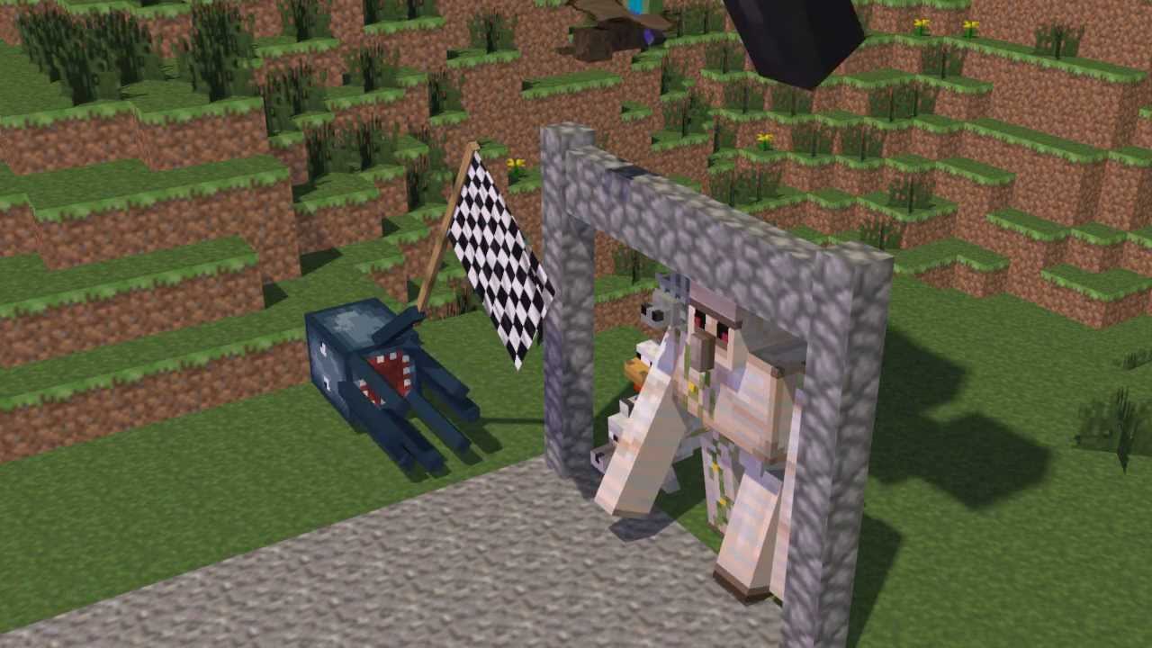 The mob race - A Minecraft Animation - YouTube